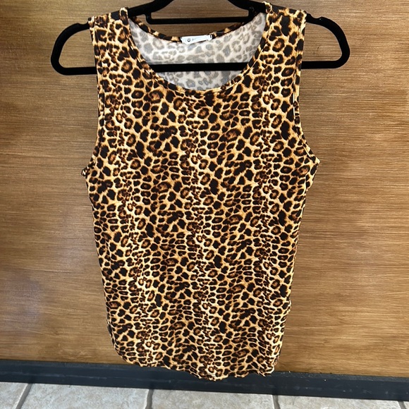 Tops | Cheetah Tank | Poshmark